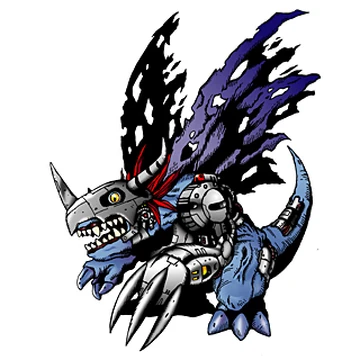 digimon evolucion de metal greymon coloring pages