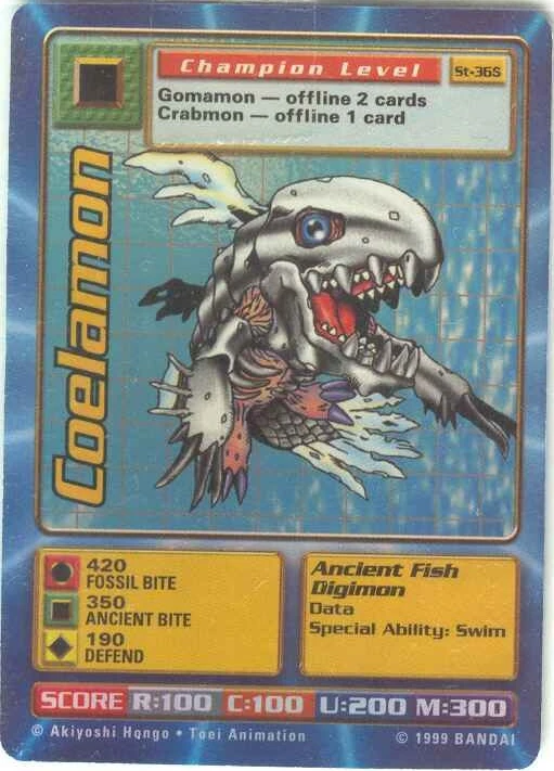 Card:Coelamon | DigimonWiki | Fandom