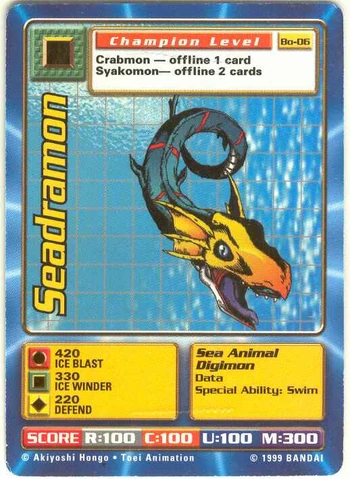 Card:Seadramon | DigimonWiki | Fandom