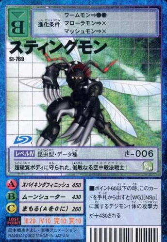 Card:Stingmon | DigimonWiki | Fandom