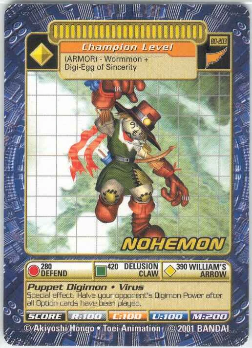 Card:Nohemon | DigimonWiki | Fandom