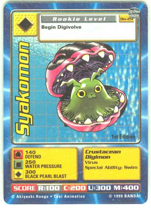 Card:Syakomon | DigimonWiki | Fandom