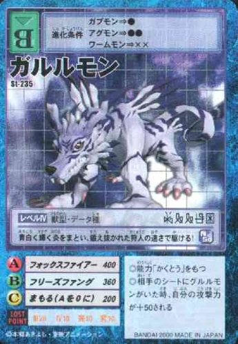 Card:Garurumon | DigimonWiki | Fandom