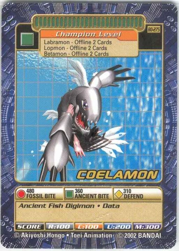 Card:Coelamon | DigimonWiki | Fandom