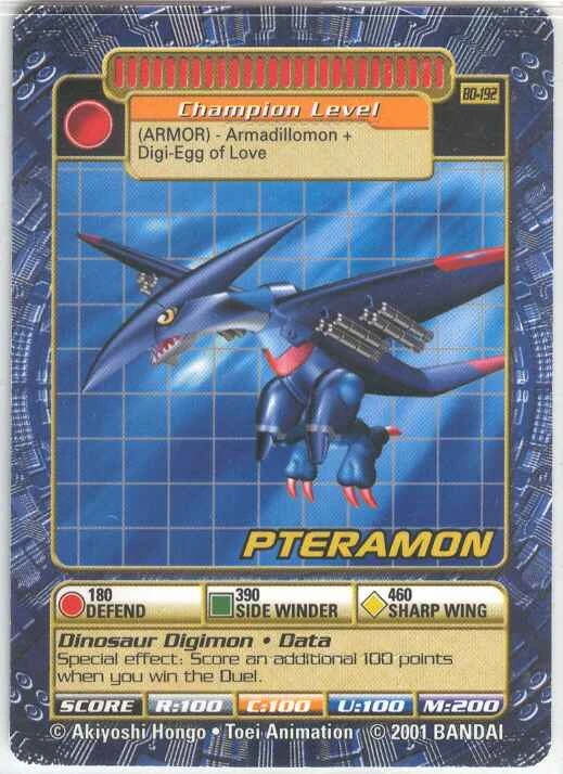 Card:Pteramon | DigimonWiki | Fandom