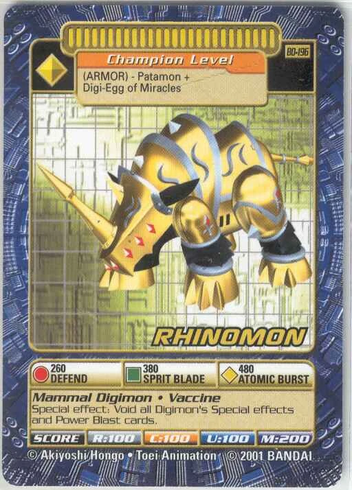 Card:Rhinomon | DigimonWiki | Fandom
