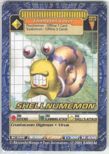 Card:ShellNumemon | DigimonWiki | Fandom