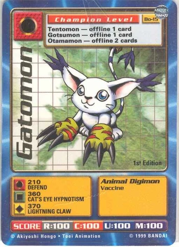 Card:Gatomon | DigimonWiki | Fandom