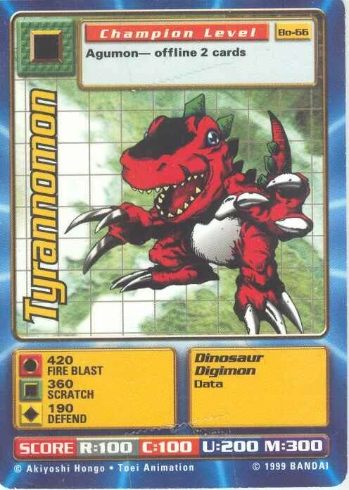 Card:Tyrannomon | DigimonWiki | Fandom