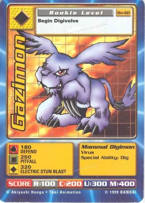 Card:Gazimon | DigimonWiki | Fandom