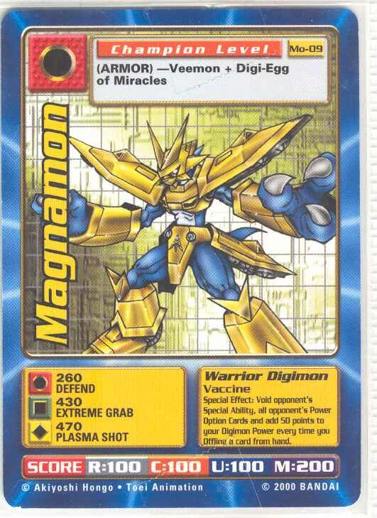 Magnamon Card
