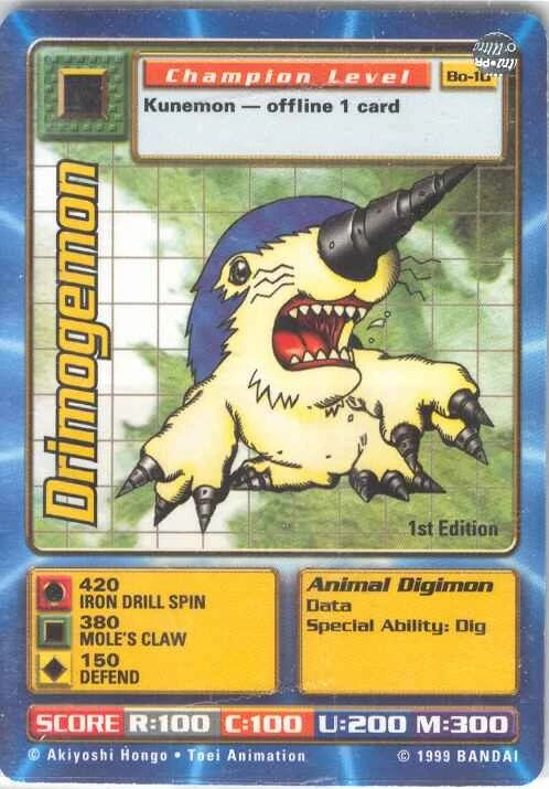 Card:Drimogemon | DigimonWiki | Fandom