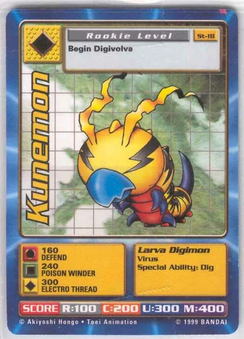 Card:Kunemon | DigimonWiki | Fandom