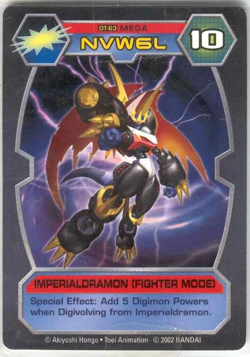 Imperialdramon Fighter Mode Card