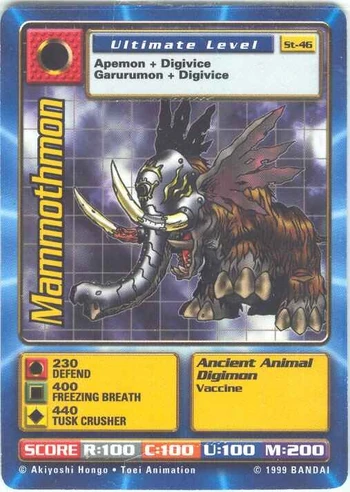 Card:Mammothmon | DigimonWiki | Fandom