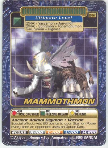 Card:Mammothmon | DigimonWiki | Fandom
