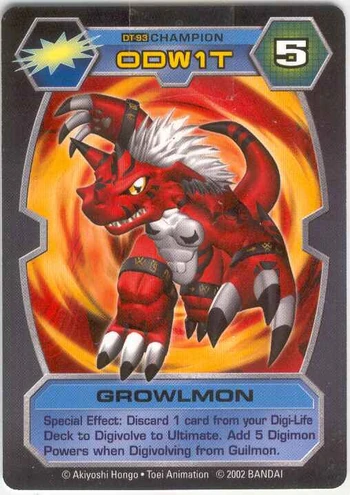 Card:Growlmon | DigimonWiki | Fandom
