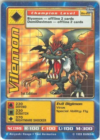 Card:Vilemon | DigimonWiki | Fandom