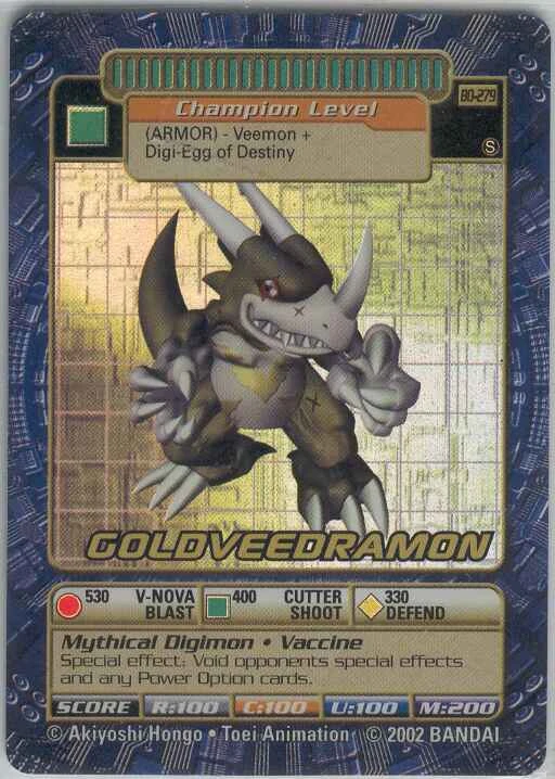 Card:GoldVeedramon | DigimonWiki | Fandom