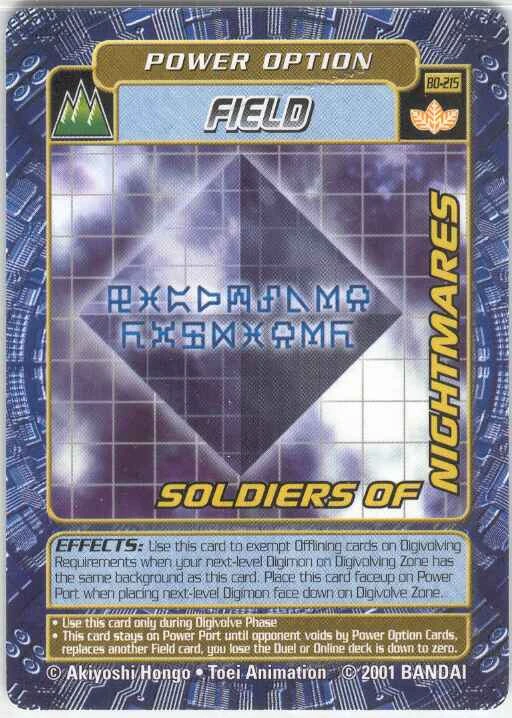 Card:Soldiers of Nightmares | DigimonWiki | Fandom