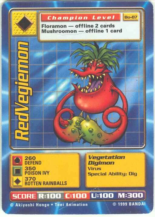 Card:RedVegiemon | DigimonWiki | Fandom