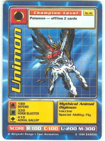 Card:Unimon | DigimonWiki | Fandom