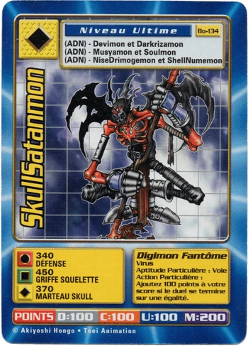 Card:SkullSatamon | DigimonWiki | Fandom