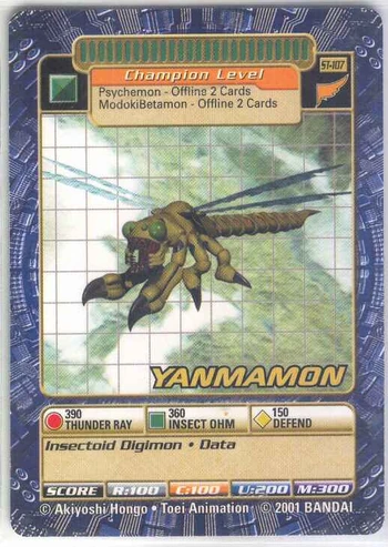 Card:Yanmamon | DigimonWiki | Fandom