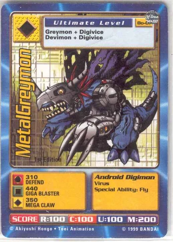 Card:MetalGreymon | DigimonWiki | Fandom