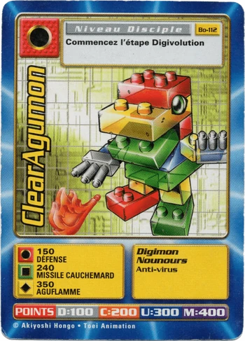 Card:ClearAgumon | DigimonWiki | Fandom
