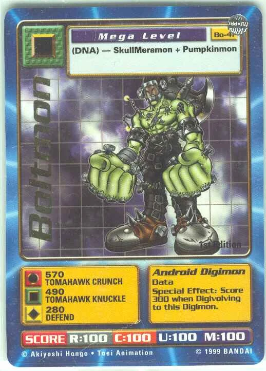 Card:Boltmon | DigimonWiki | Fandom