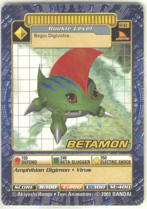Betamon Evolution