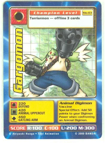 Card:Gargomon | DigimonWiki | Fandom