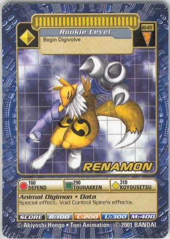 Card:Renamon | DigimonWiki | Fandom