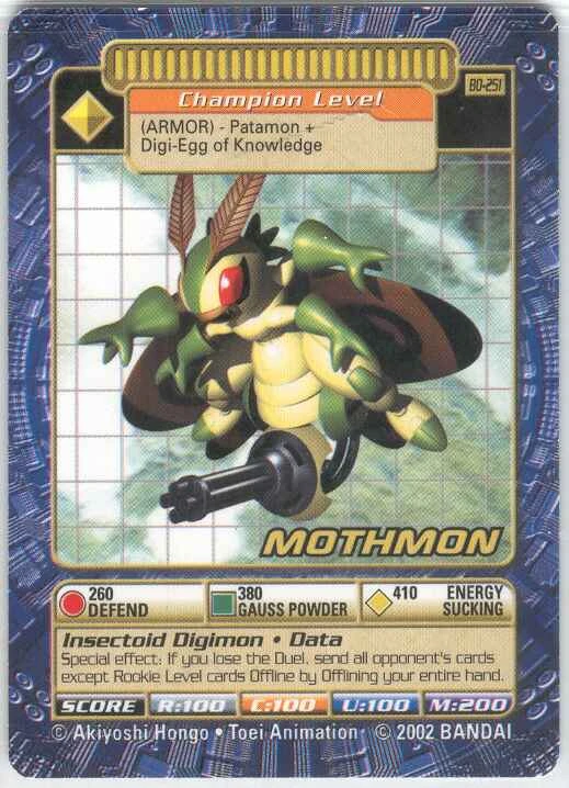 Card:Mothmon | DigimonWiki | Fandom