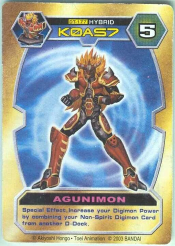 Card:Agunimon | DigimonWiki | Fandom