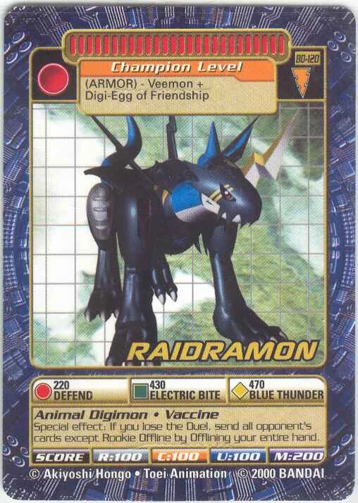 Card:Raidramon | DigimonWiki | Fandom