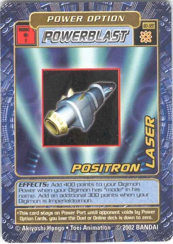 Card:Positron Laser | DigimonWiki | Fandom