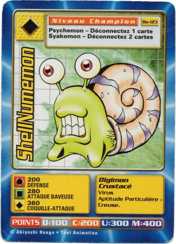 Card:ShellNumemon | DigimonWiki | Fandom