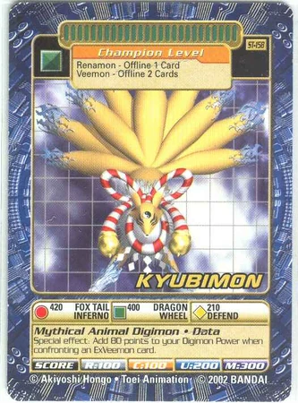 Digimon Domadores Kyubimon
