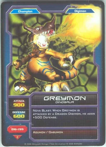 Card:Greymon | DigimonWiki | Fandom