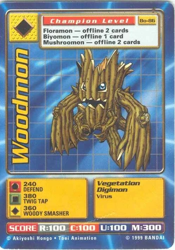 Card:Woodmon | DigimonWiki | Fandom