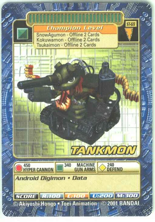 Card:Tankmon | DigimonWiki | Fandom
