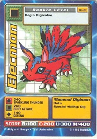 Card:Elecmon | DigimonWiki | Fandom