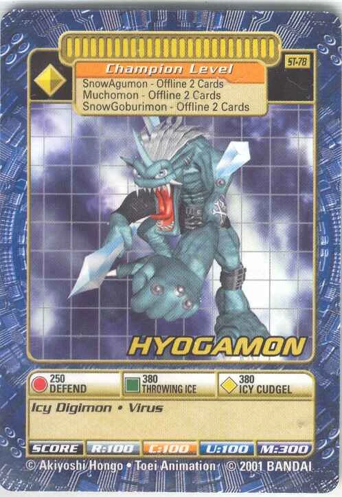 Card:Hyogamon | DigimonWiki | Fandom
