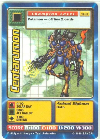 Card:Centarumon | DigimonWiki | Fandom