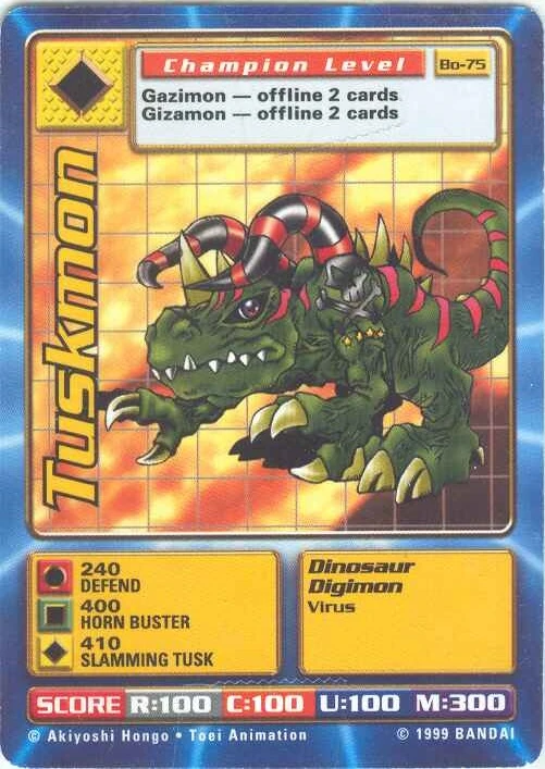 Card:Tuskmon | DigimonWiki | Fandom