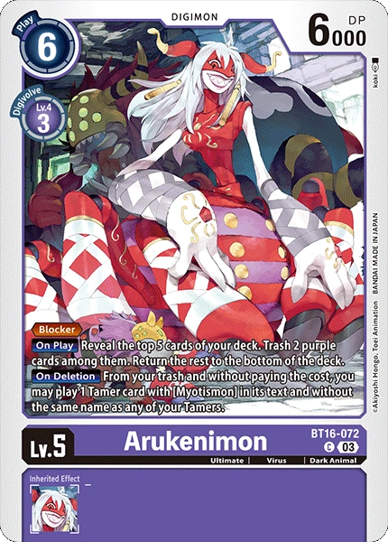 Arukenimon (BT16-072) | DigimonCardGame Wiki | Fandom