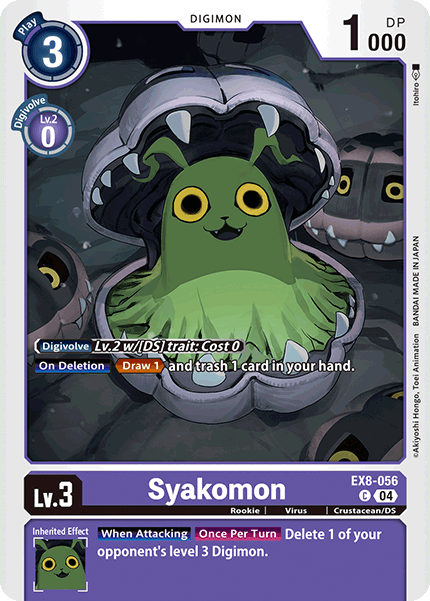 Syakomon (EX8-056) | DigimonCardGame Wiki | Fandom