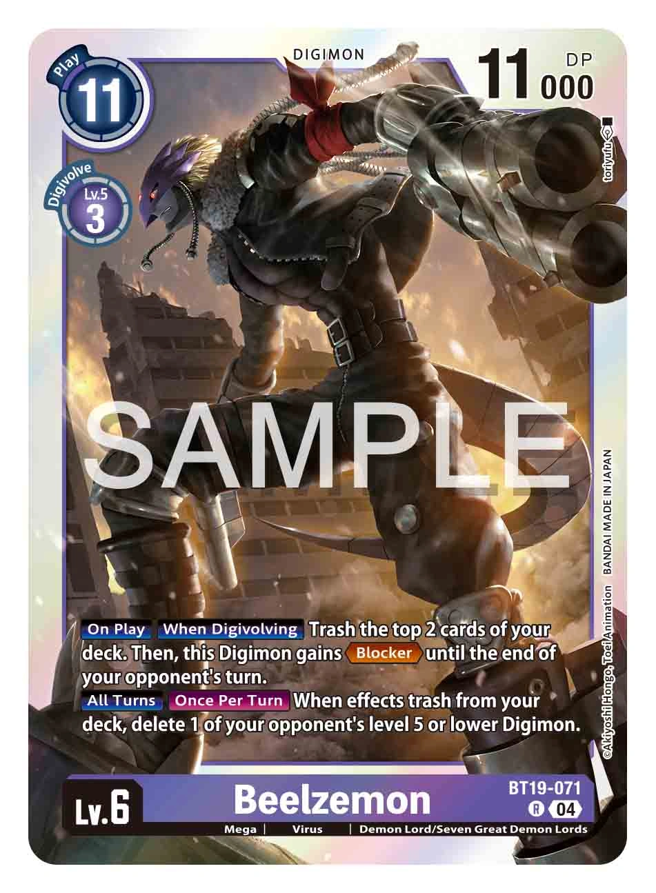 Beelzemon (BT19-071) | DigimonCardGame Wiki | Fandom